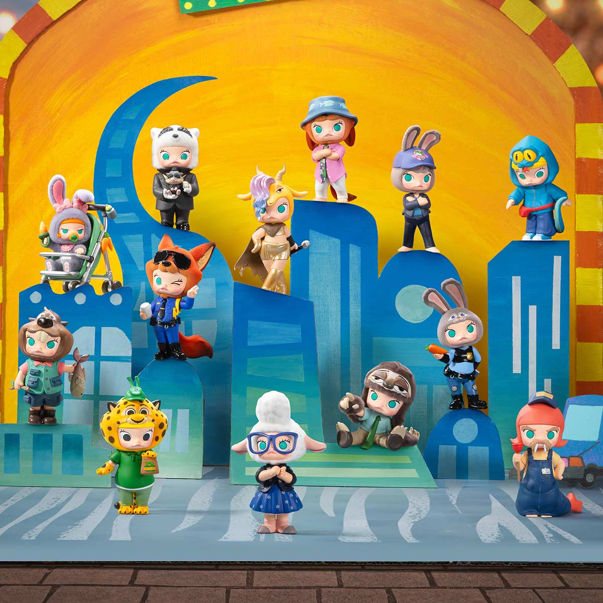 978. MOLLY × Zootopia Co-branded Series Figures – Toy Wizard Store