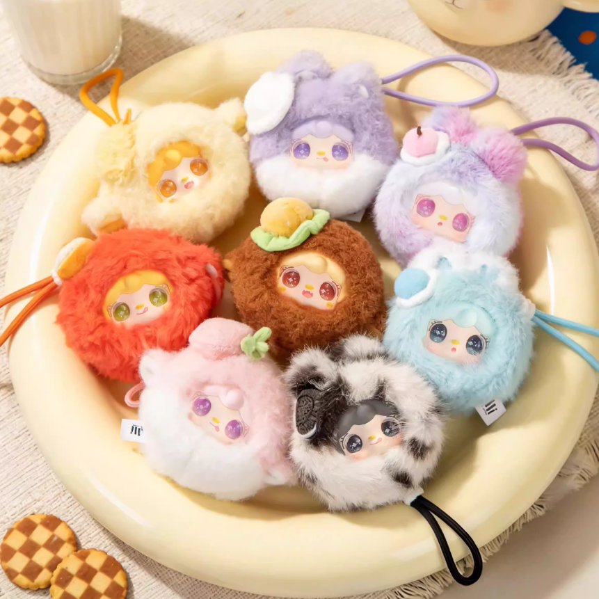 1436. Yooki Heat Charging Station Series Mirror & Comb Plush Blind Box ...